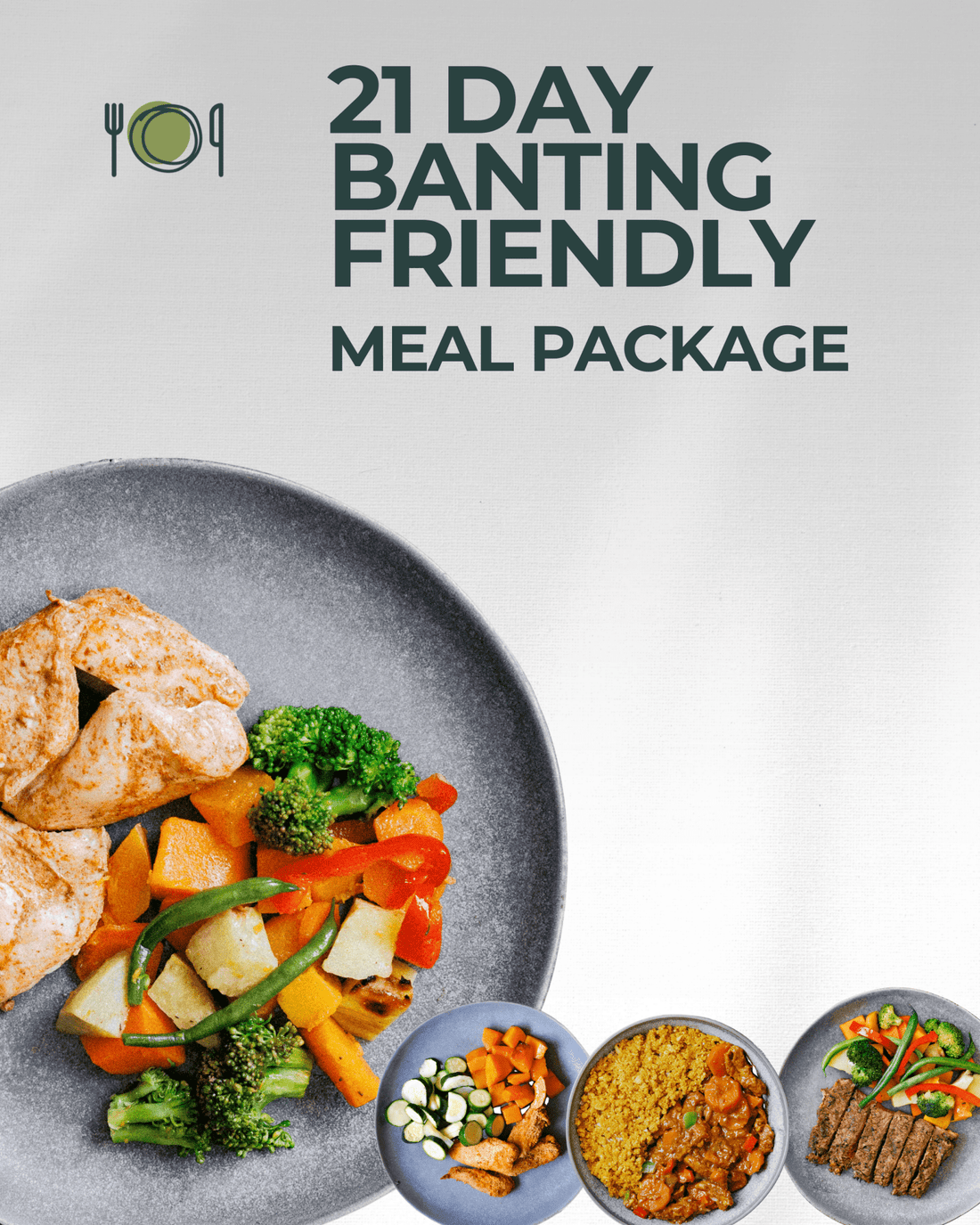 Banting Meals Delivered | 21-Day Package | Plated Convenience